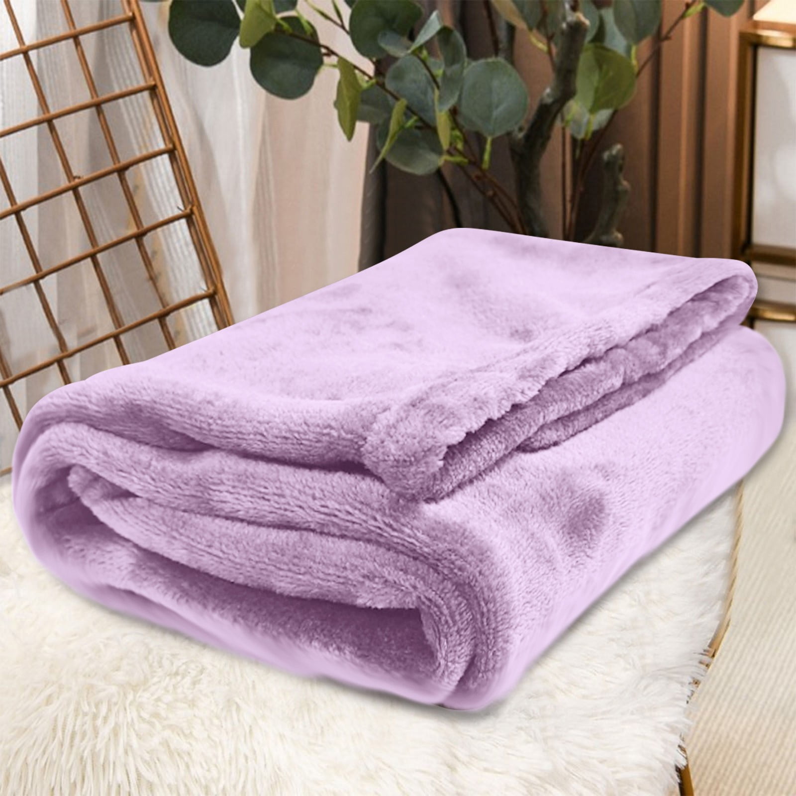 BSJJY Baby Blanket Fleece Plush Fuzzy Receiving Blankets Gift Warm Cozy ...