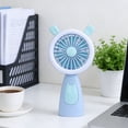 BSJJY Blue Handheld Fan, Cute Rabbit Design, Portable Outdoor, USB ...