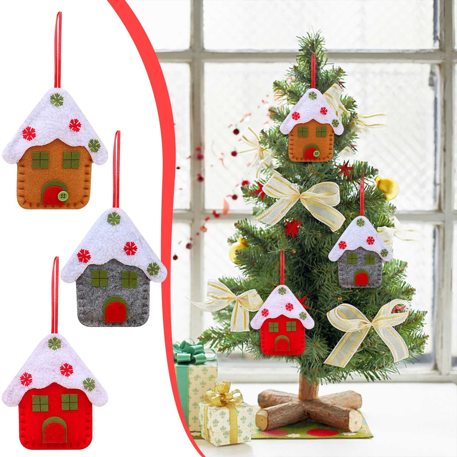 BSJJY Christmas Felt Ornament Kits-Makes Crafts for Kids,3PCS - Walmart.com