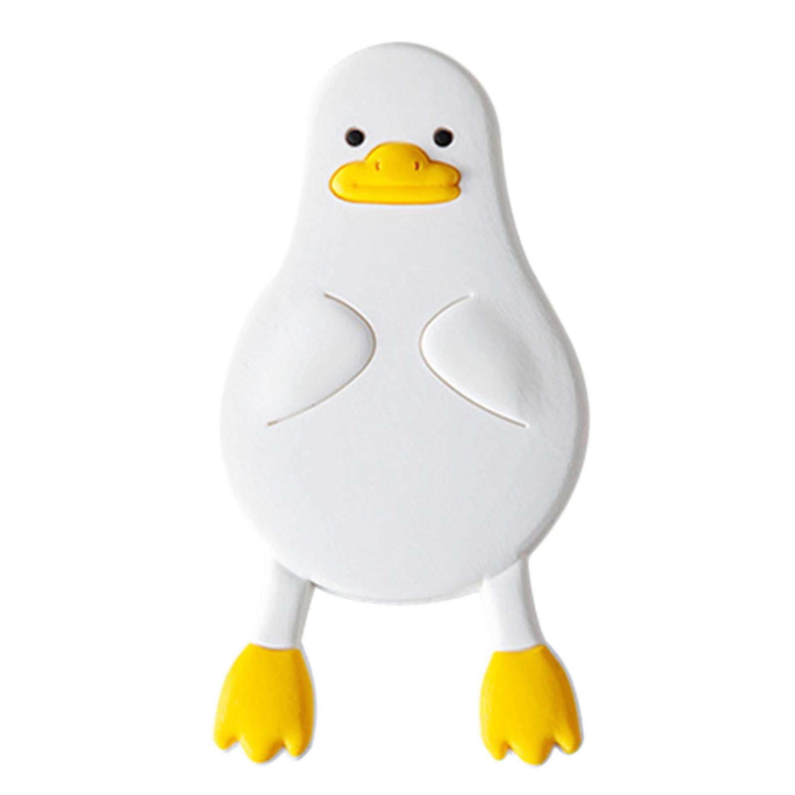 BSJJY Cute Wall Hooks - Cute Cartoon Duck Hooks Set, Fun Duckie Wall ...