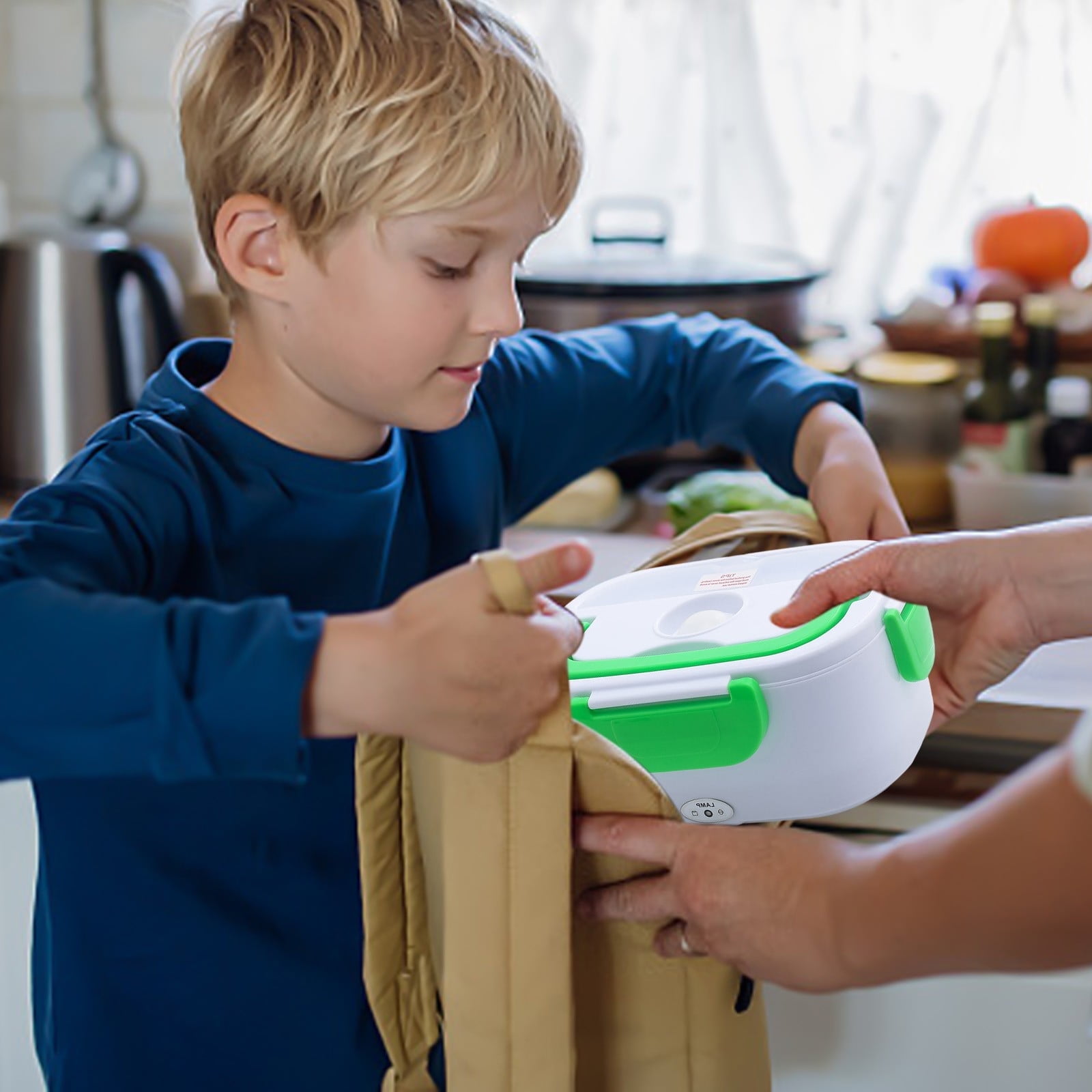 BSJJY Food Prep Containers Electric Lunch Box Food Warmer- Portable ...