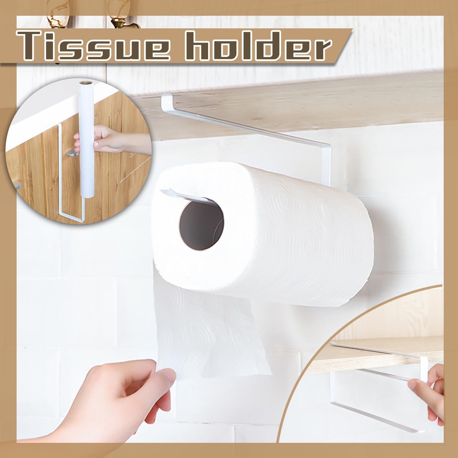 BSJJY Paper Towel Holder Dispenser Under Cabinet Paper Roll Holders (NO ...