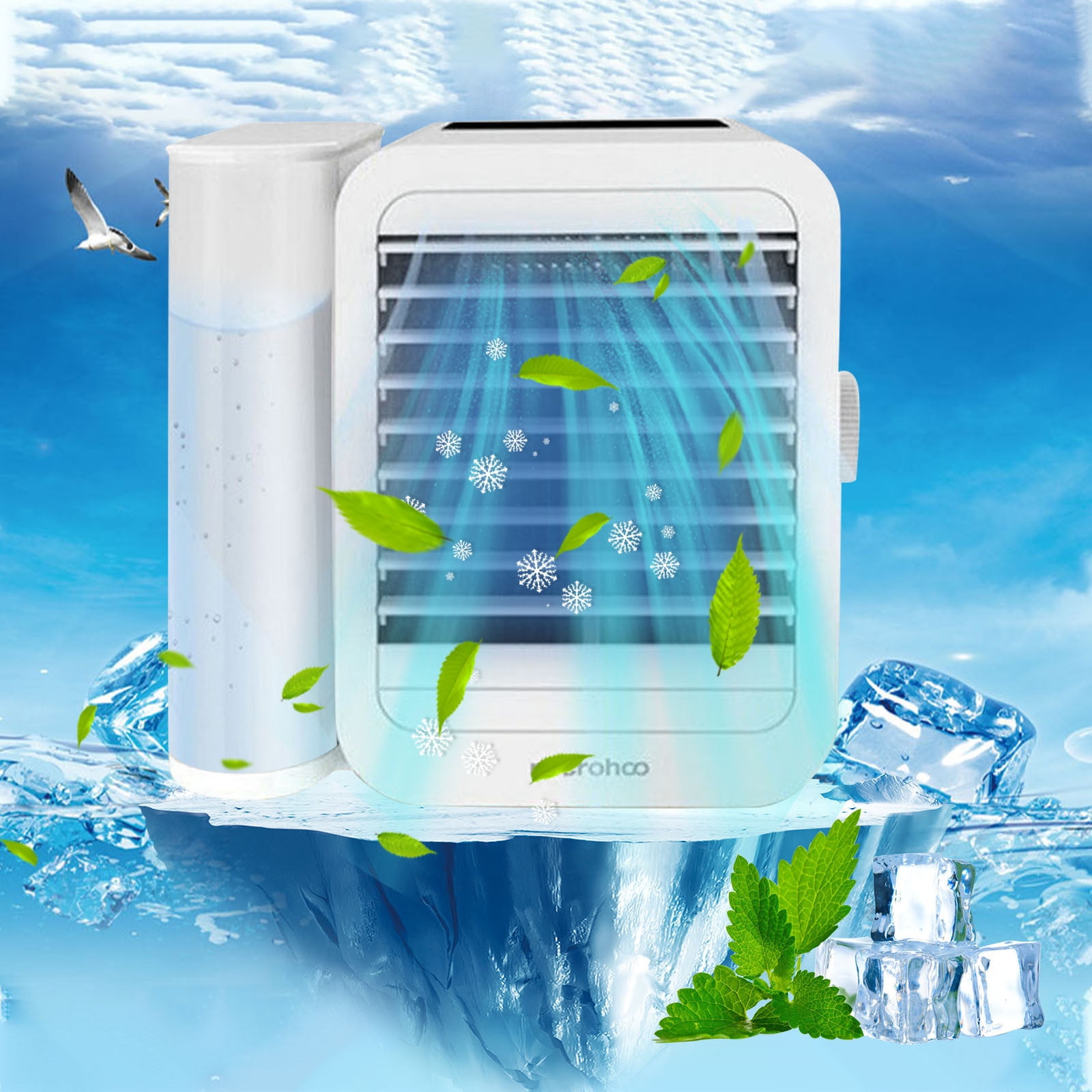 Bsjjy Portable Air Conditioners Personal Evaporative Air Cooler With 3