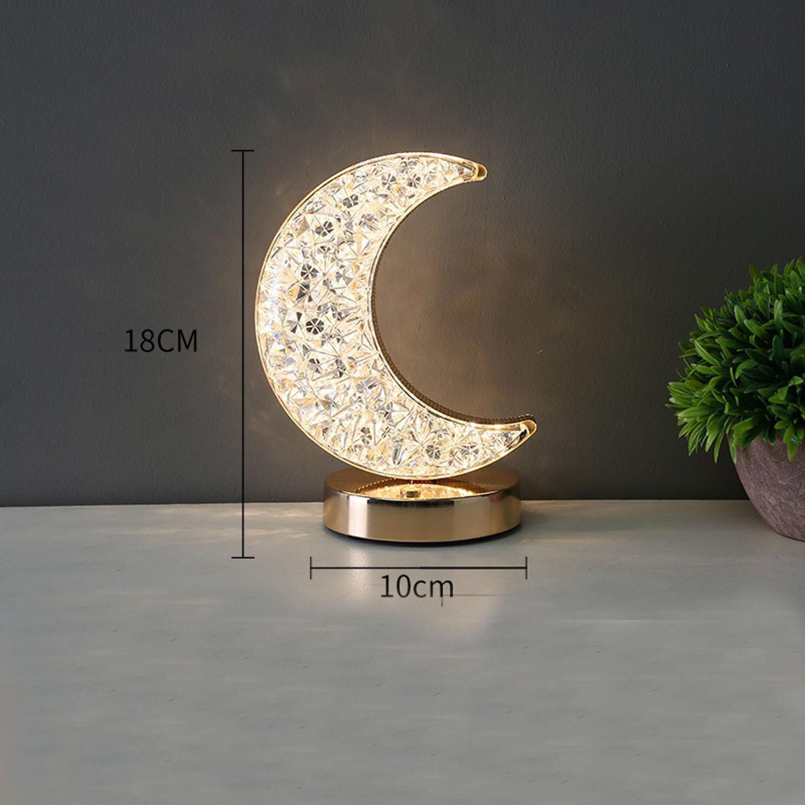 BSJJY Star Table Lamp, Stepless Dimmable Touch Lamp, Rechargeable Night ...
