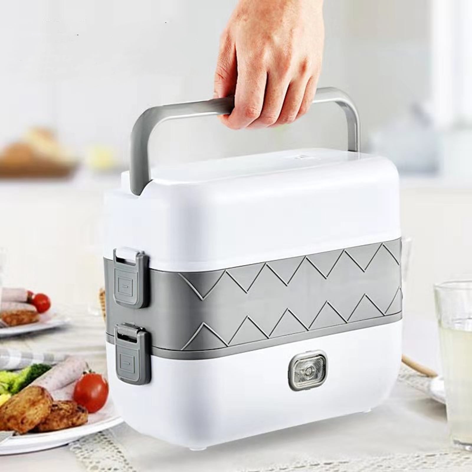 BSJJY Thermal Bag Electric Lunch Box Portable Food Warmer Heater ...
