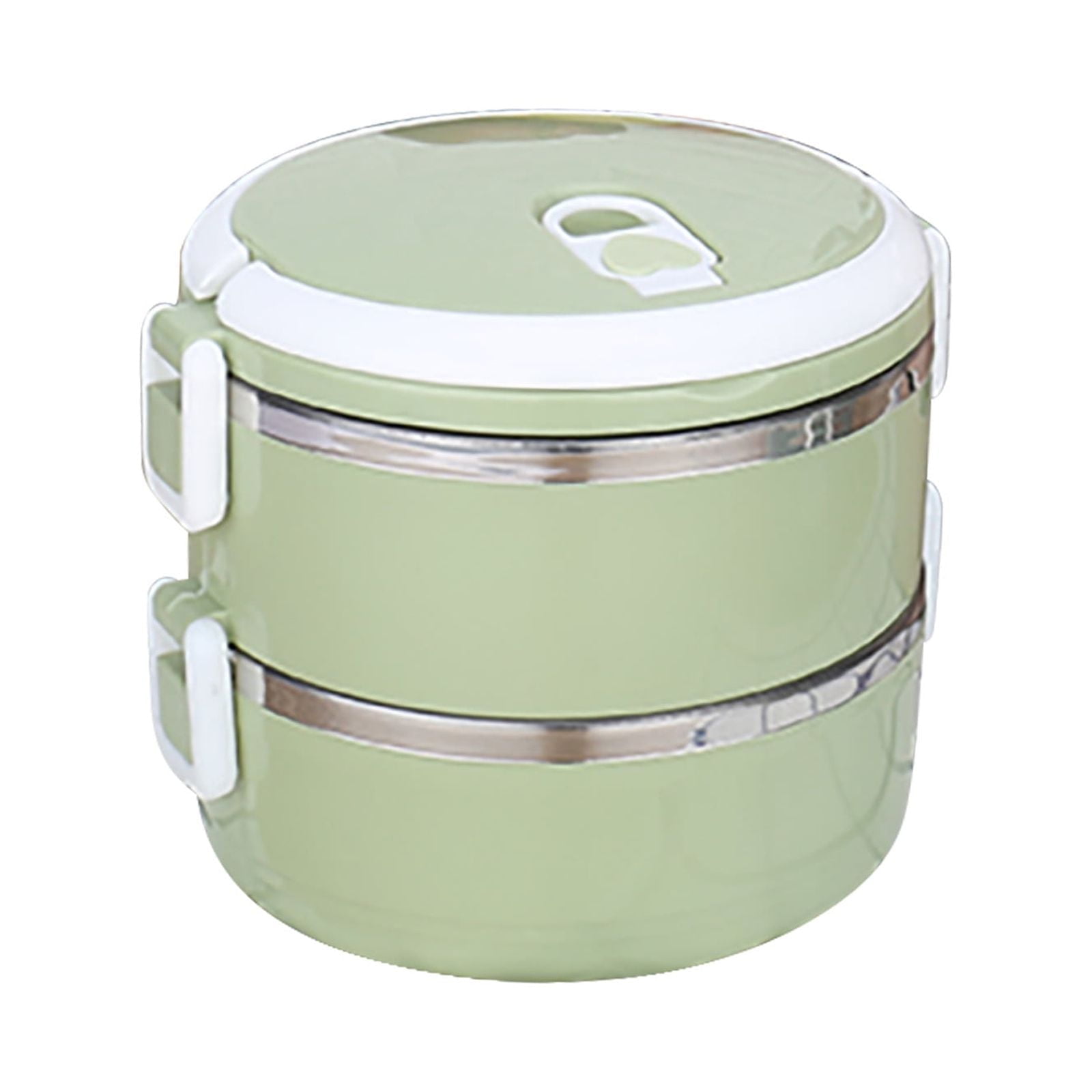 BSJJY Thermal Lunch Box, 2 Laye 1400ml, Stackable Hot Food Insulated ...