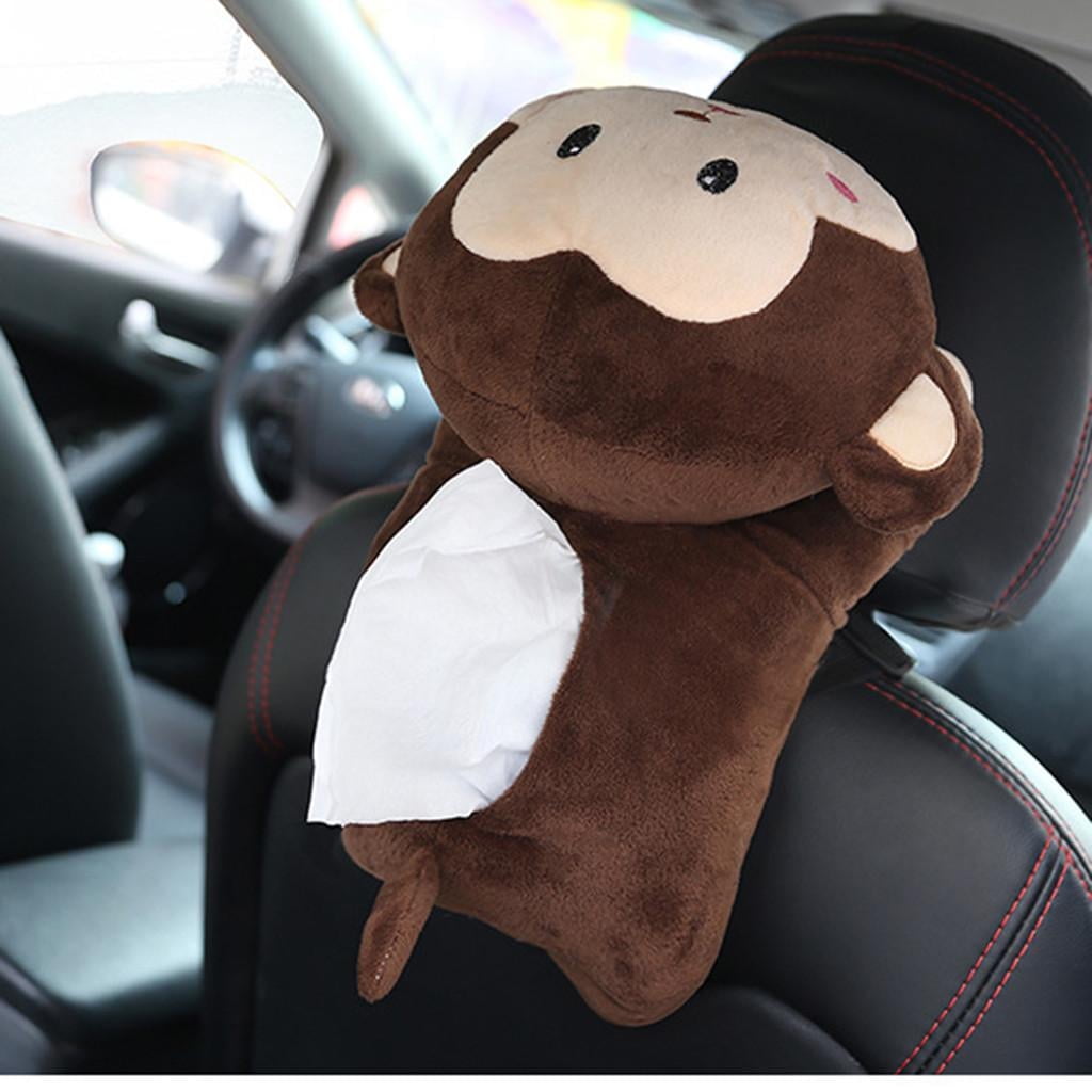 BSJJY Tissue Box Cover Plush Tissue Box Holder for Car, Home ...