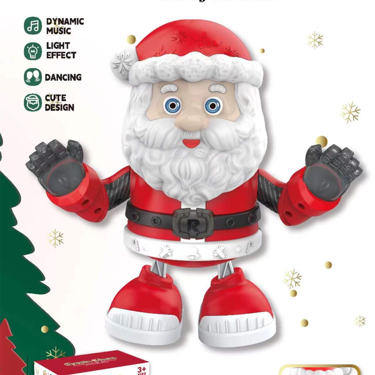 BSJJY Twerking Santa Claus with Music, Singing and Dancing Animated ...