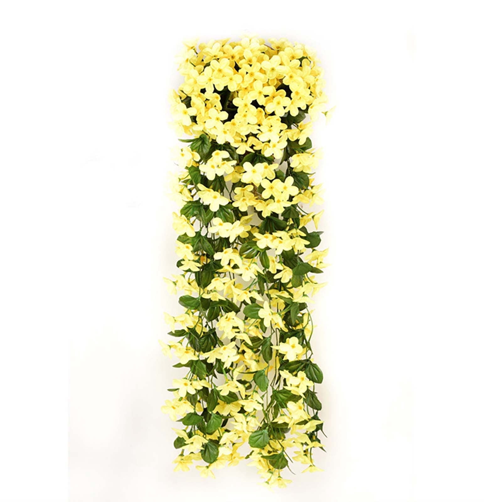 BSJJY Violet Hanging Flowers Artificial Decor Silk Violet Simulation ...