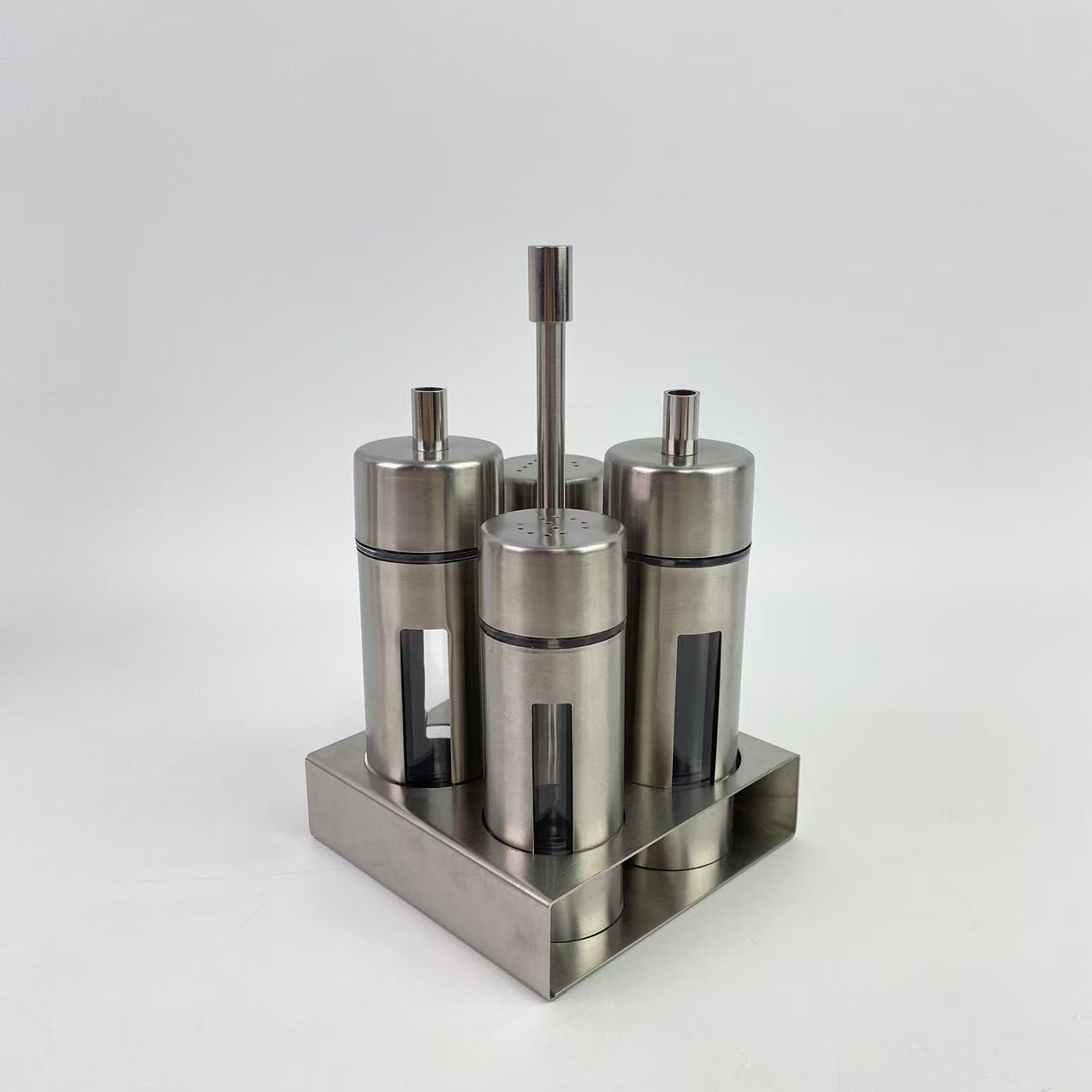 BSLHLS Spice racks,Oil and Vinegar Salt Pepper Cruet Bottle Set Spice ...