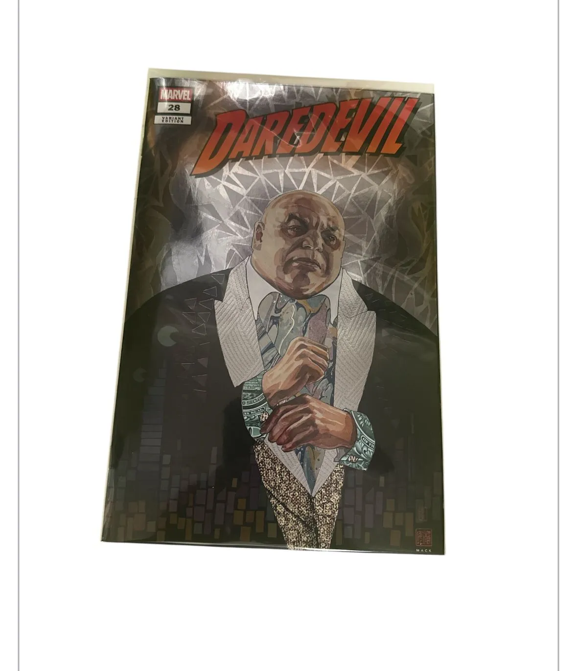 BSM Collectibles offers this - Daredevil #28 Exclusive SILVER FOIL 1st appearance of Mayor Fisk ...