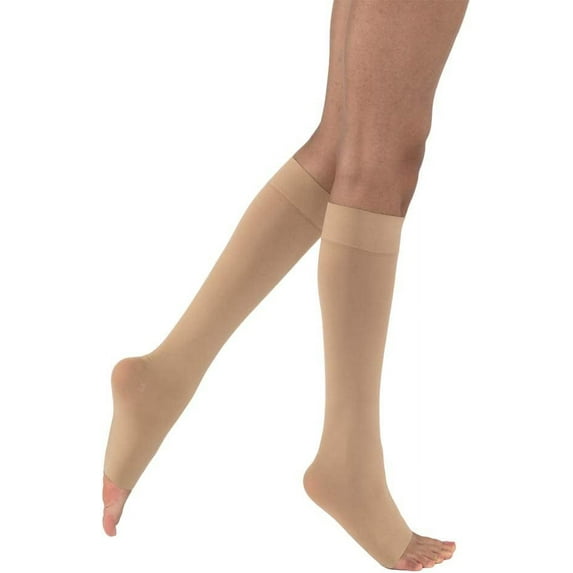 BSN 115332 JOBST Opaque Compression Stockings 15-20 mmHg Knee High Open ...
