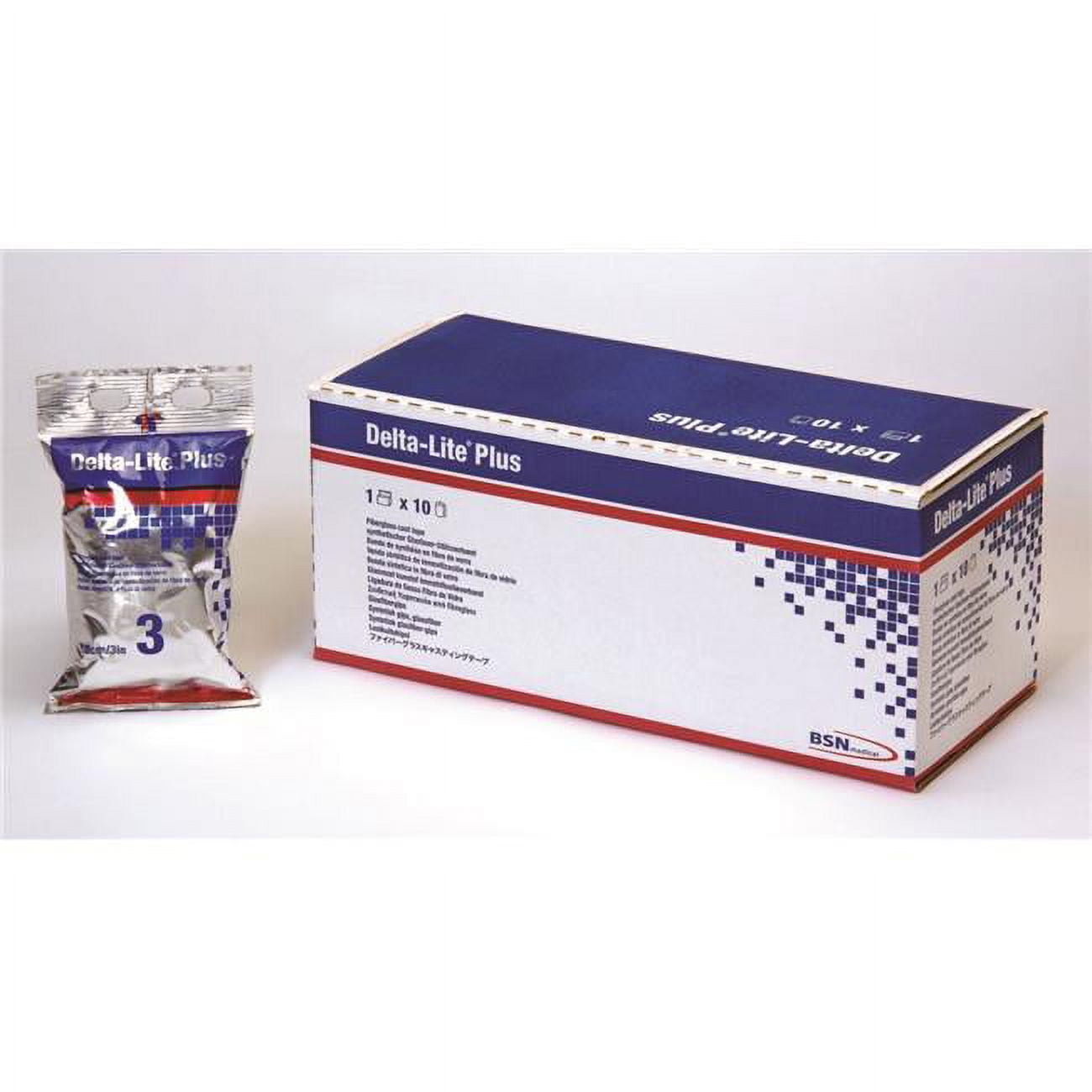 BSN Medical 707010-BX 3 in. x 4 Yard Delta-Lite Plus Cast Tape, Orange ...