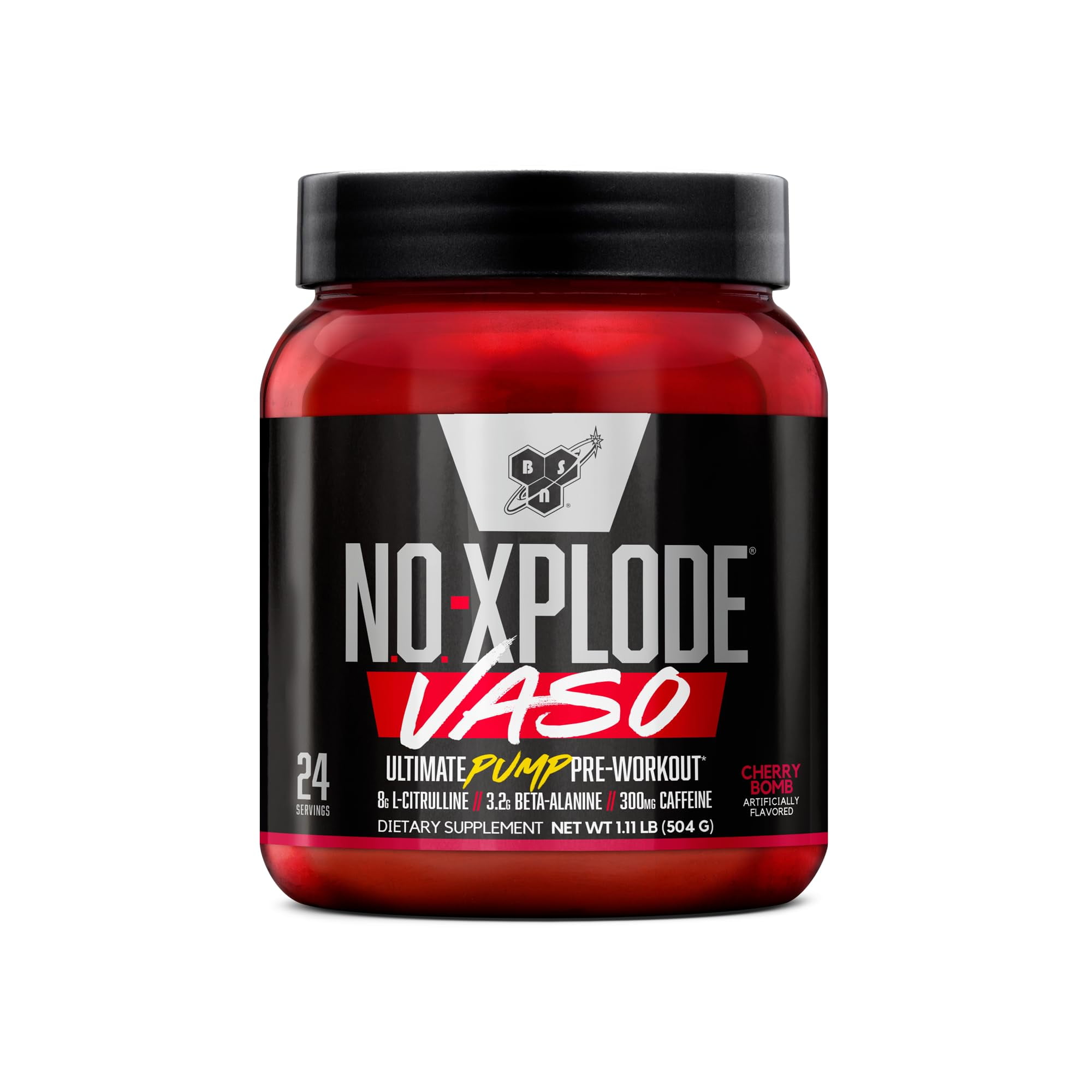 BSN N.O.-XPLODE Pre Workout Pro Perfect Power Mix, Cherry Bomb Flavor ...