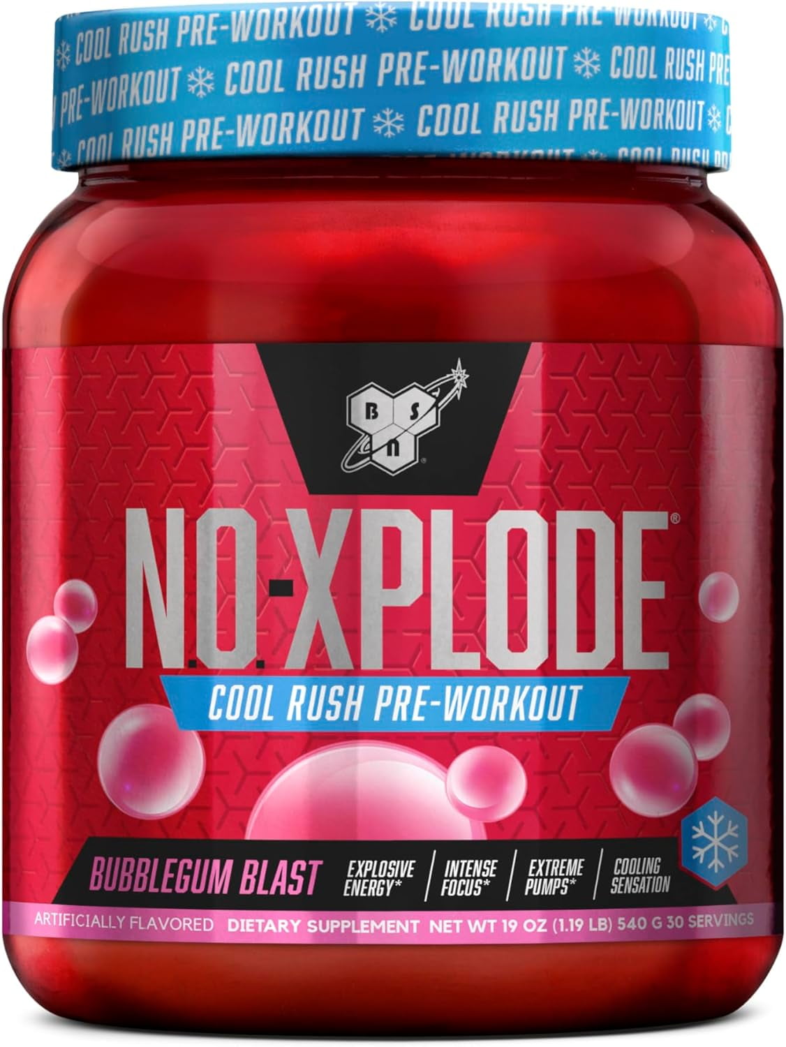 BSN N.O.-Xplode Bubblegum Blast 30srv - Walmart.com