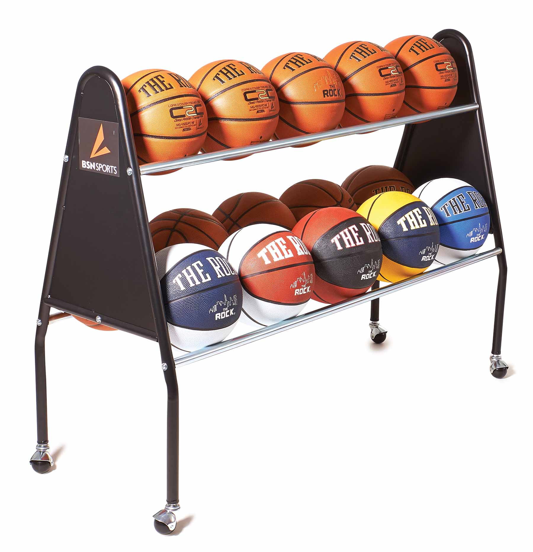 BSN SPORTS™ Heavy Duty Basketball Ball Cart - Walmart.com