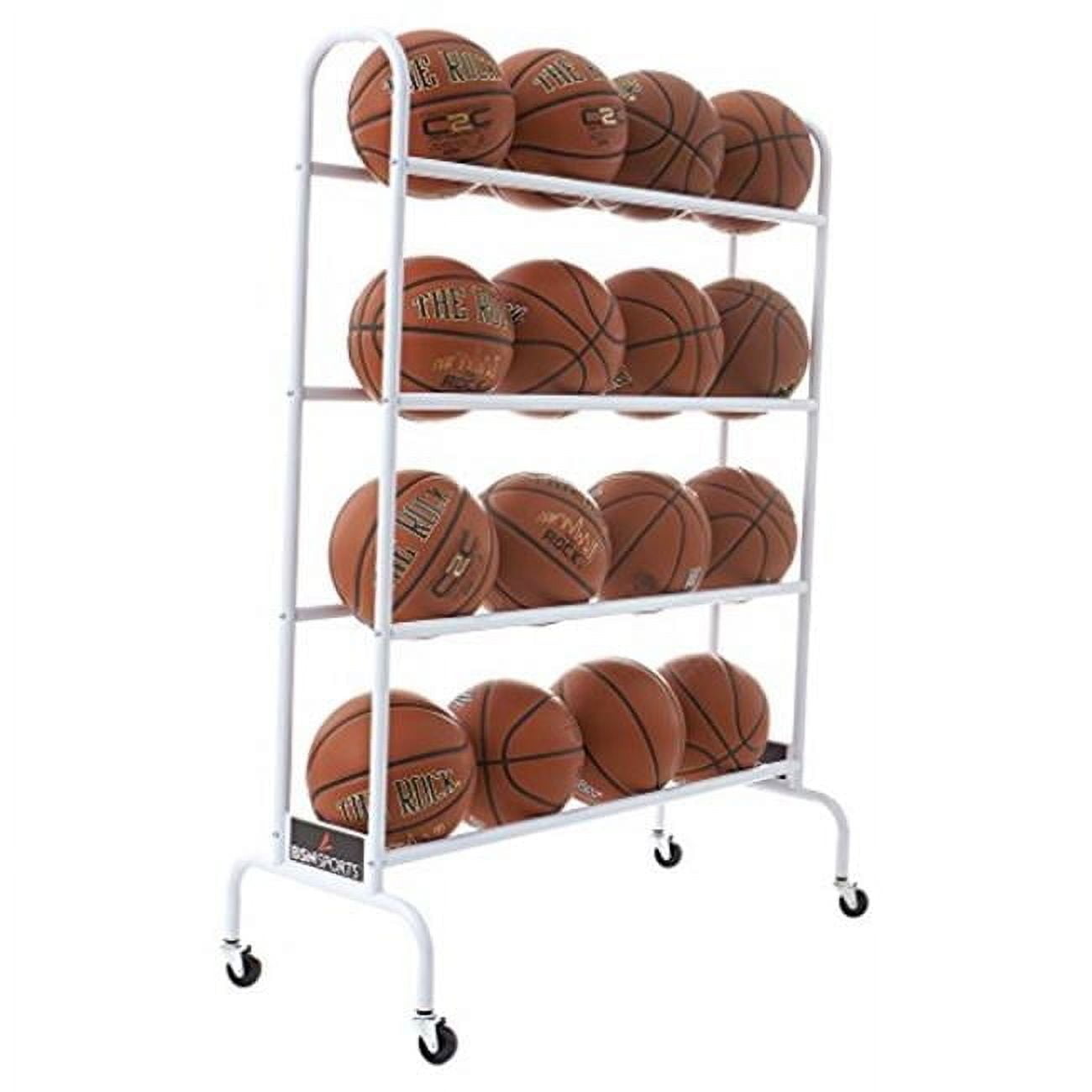 BSN SPORTS? Wide-Body Ball Cart (4 Rows, Holds 16 Balls) - Walmart.com