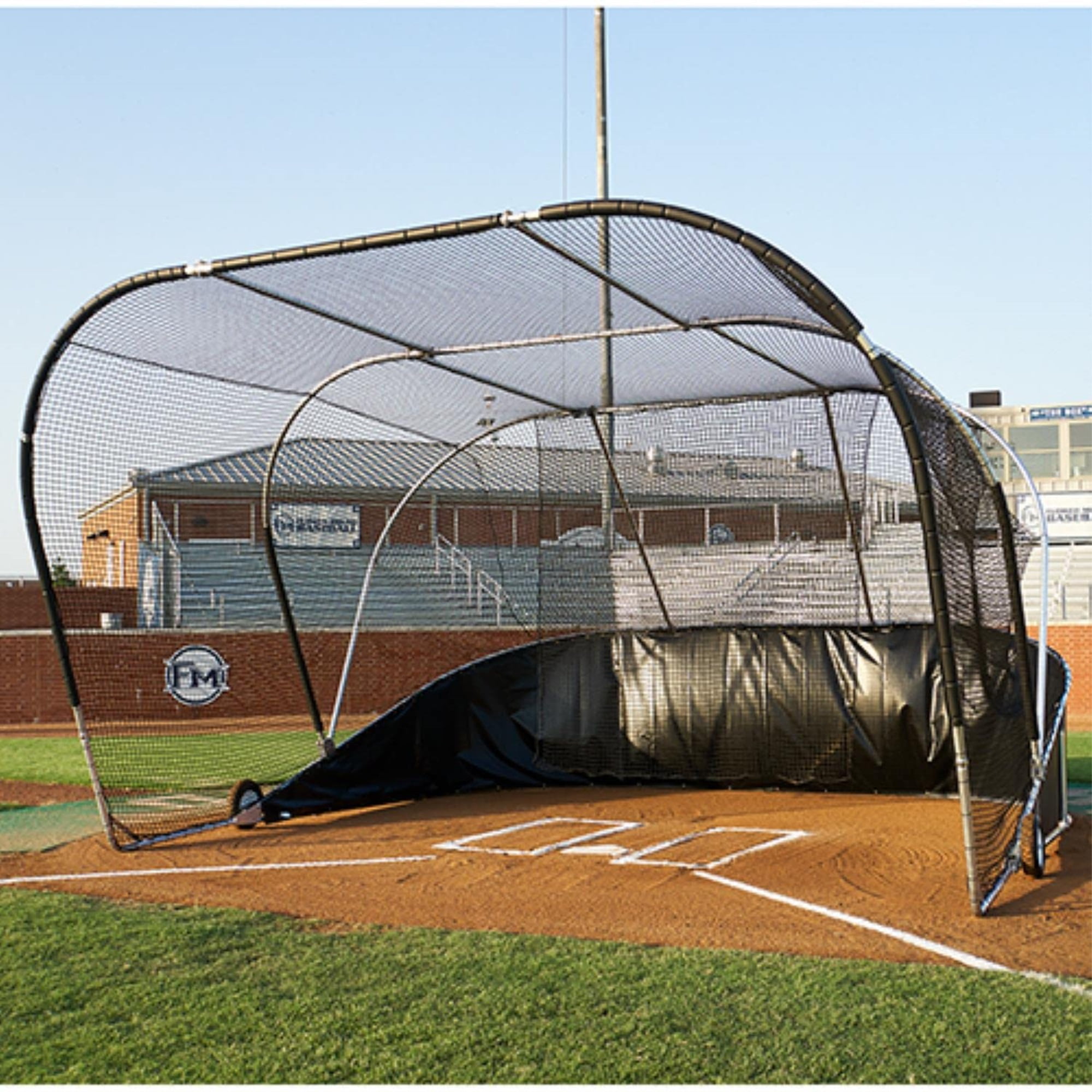 BSN Sports Big Bubba Pro Batting Cage- Baseball Netting for Hitting ...