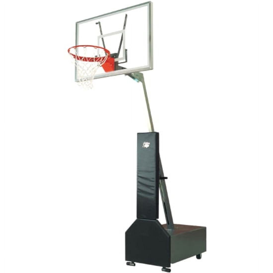 Bison Club Court Basketball Hoop System, Goal w/ Acrylic Backboard by ...