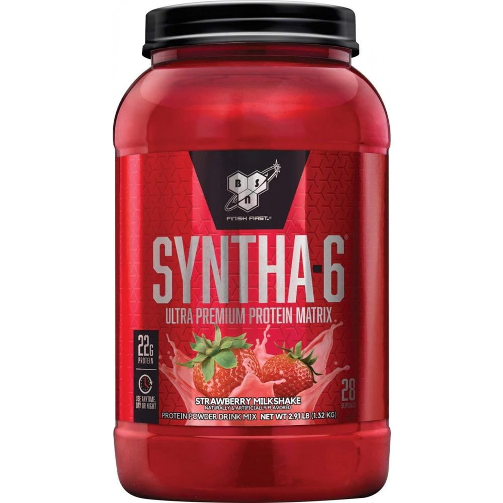 Free Shipping! BSN Syntha-6 Strawberry Milkshake Sustained-Release ...