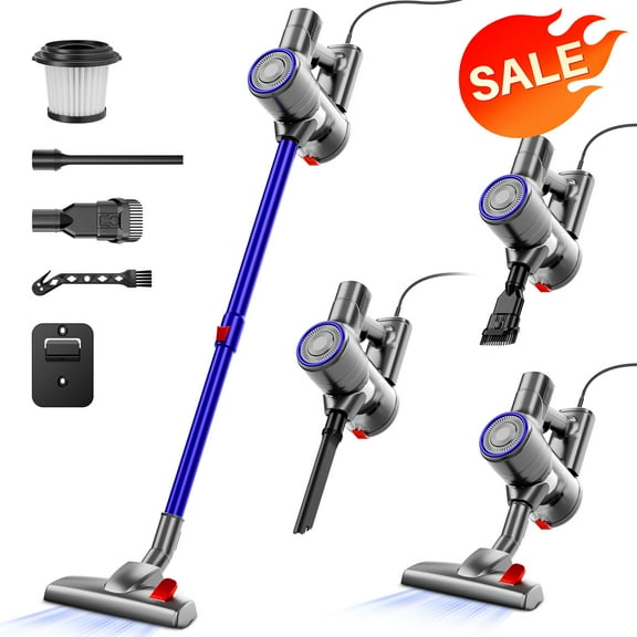 Corded Stick Vacuum Cleaner for Home Pet Hair, Lightweight Vacuum ...