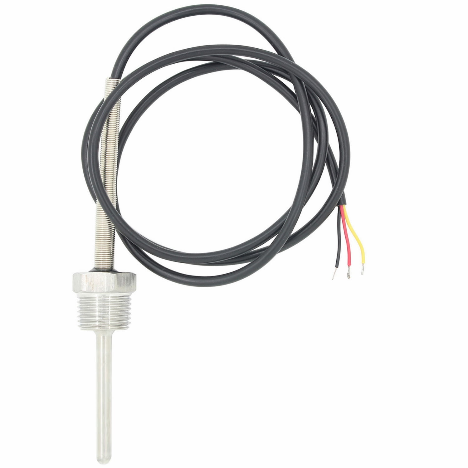 BSP DS18B20 Digital Temperature Sensor G1/2" Thread Probe DIA=6 mm 1m ...
