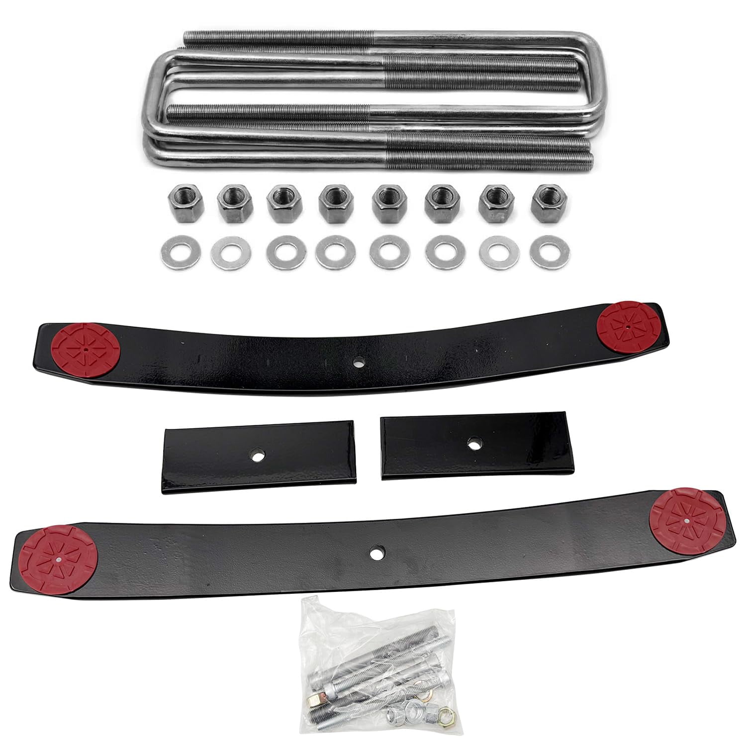 BST BSSP 1.5"-2" Rear Add A Leaf Lift Kit with 8.5" long 2.5" wide ...