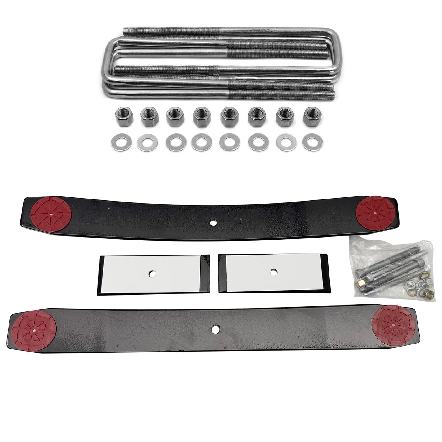 BST BSSP 1.5"-2" Rear Add A Leaf Lift Kit with 8.5" long 2.5" wide ...