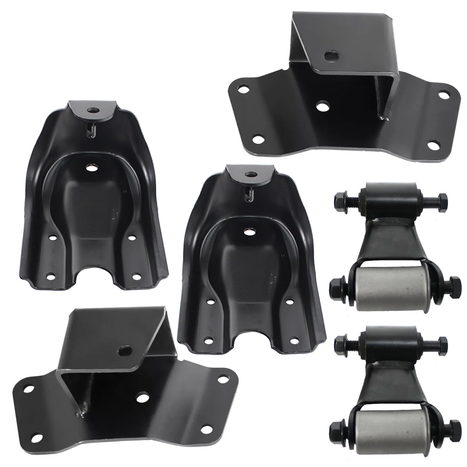 BST BSSP 2" Lowering Kit Rear Axle Drop Hangers Kit and Factory Rear ...