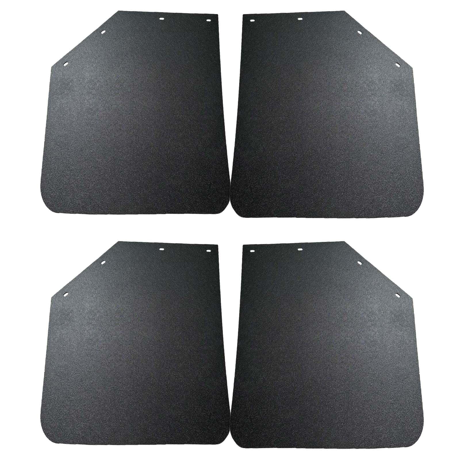 BST BSSP 4PCS Universal Heavy Duty Polymer Mudflaps 24x30 Inch, Black ...