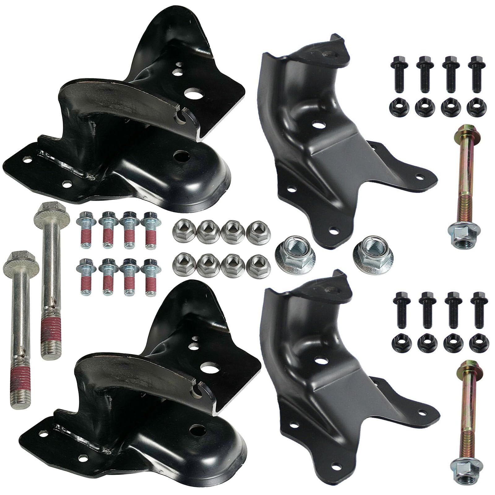 BST BSSP 722-075 722-076 Rear Leaf Spring Forward Rearward Hangers For 2008-2016 Ford F250 F350 ...