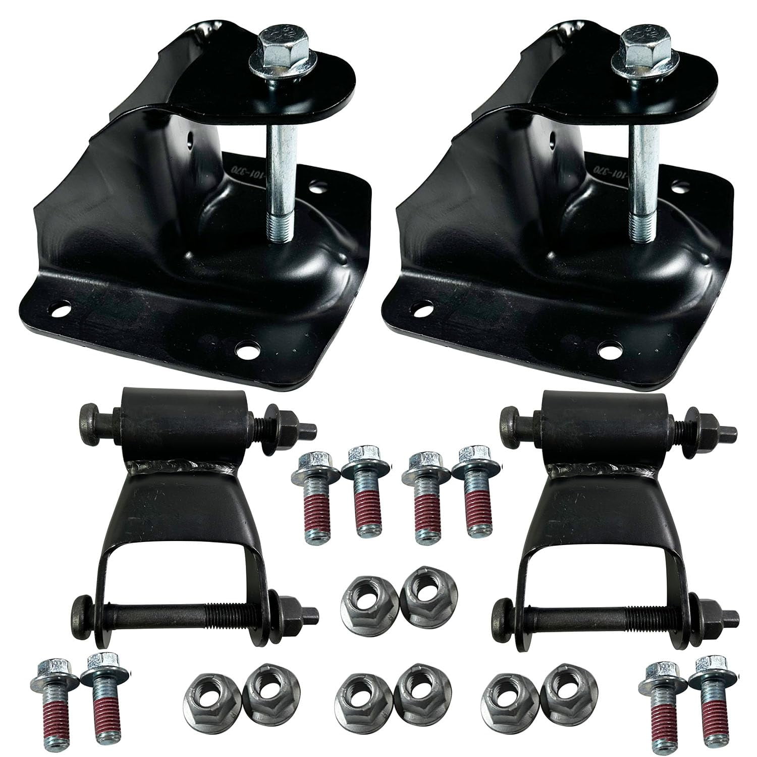 BST BSSP 722-224 722-022 Rear Forward Leaf Spring Hangers and Rearward ...