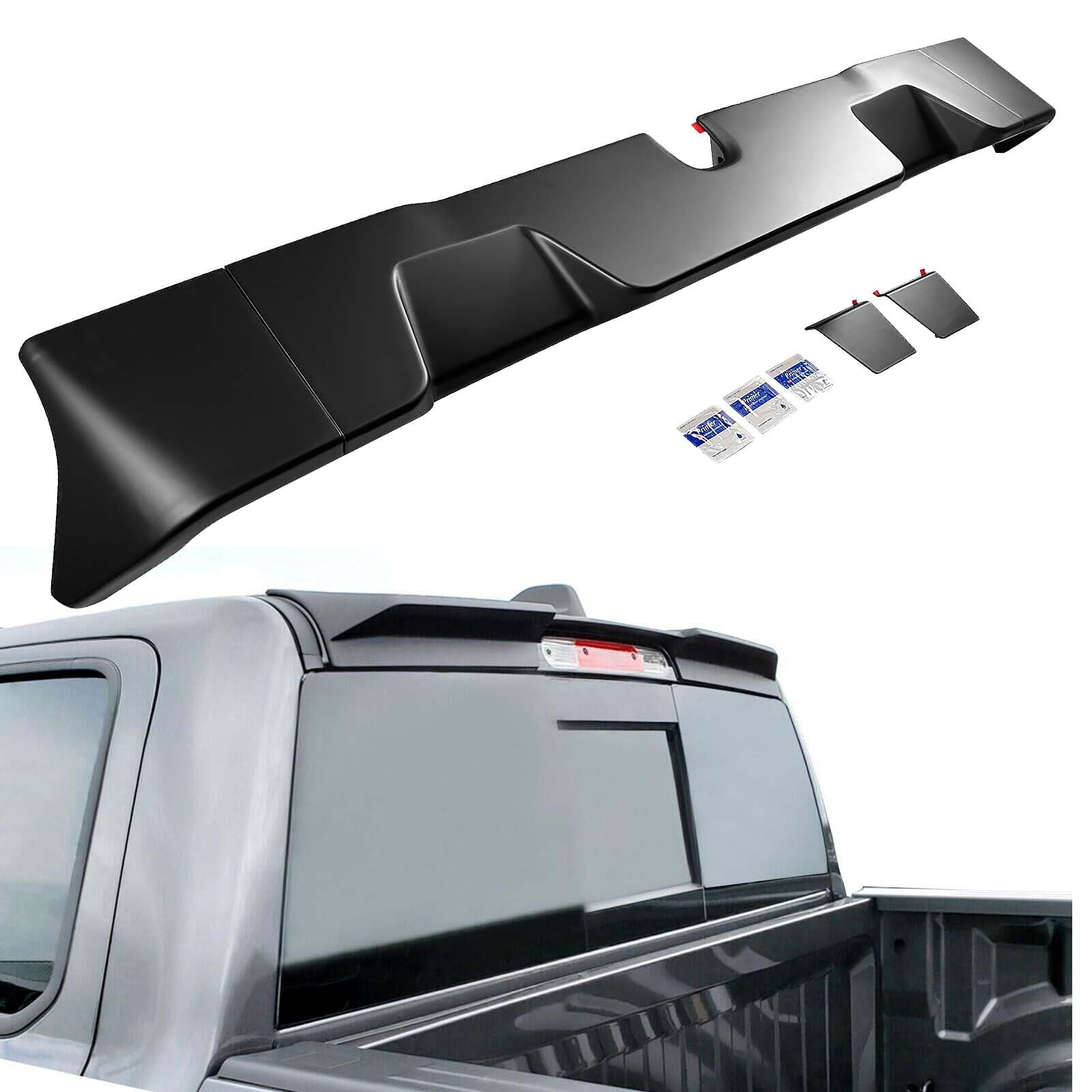 BST BSSP Cab Top Roof Spoiler Wing Compatible with 2019-2023 Dodge Ram ...
