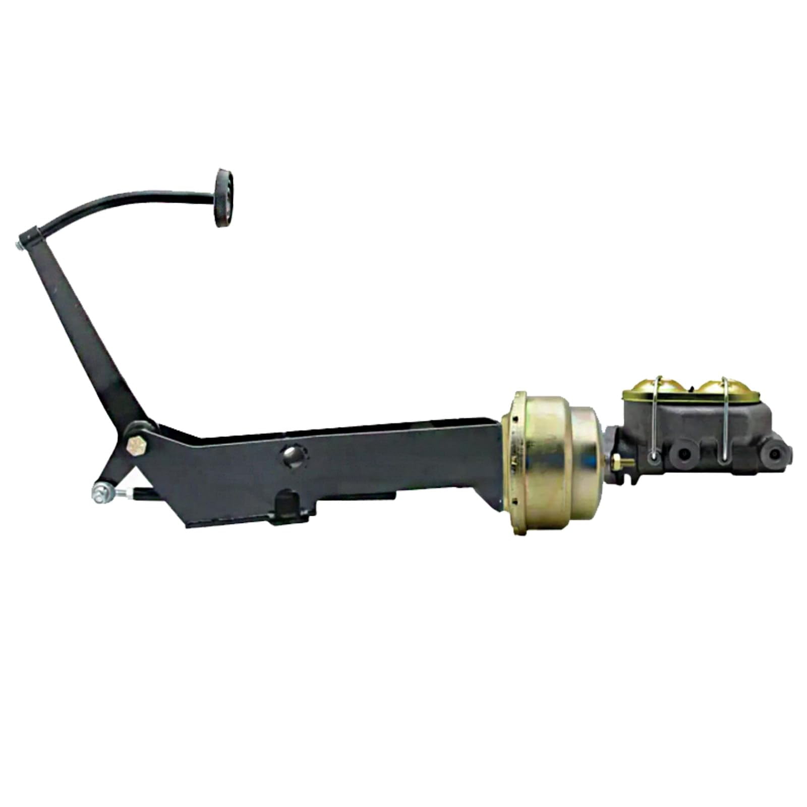 BST BSSP Frame Mount Brake Pedal Assembly with Zinc 7" Dual Power Brake ...