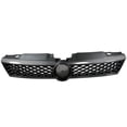 BST BSSP Front Bumper Grille Carbon Fiber Print Upper Hex Mesh Grill ...
