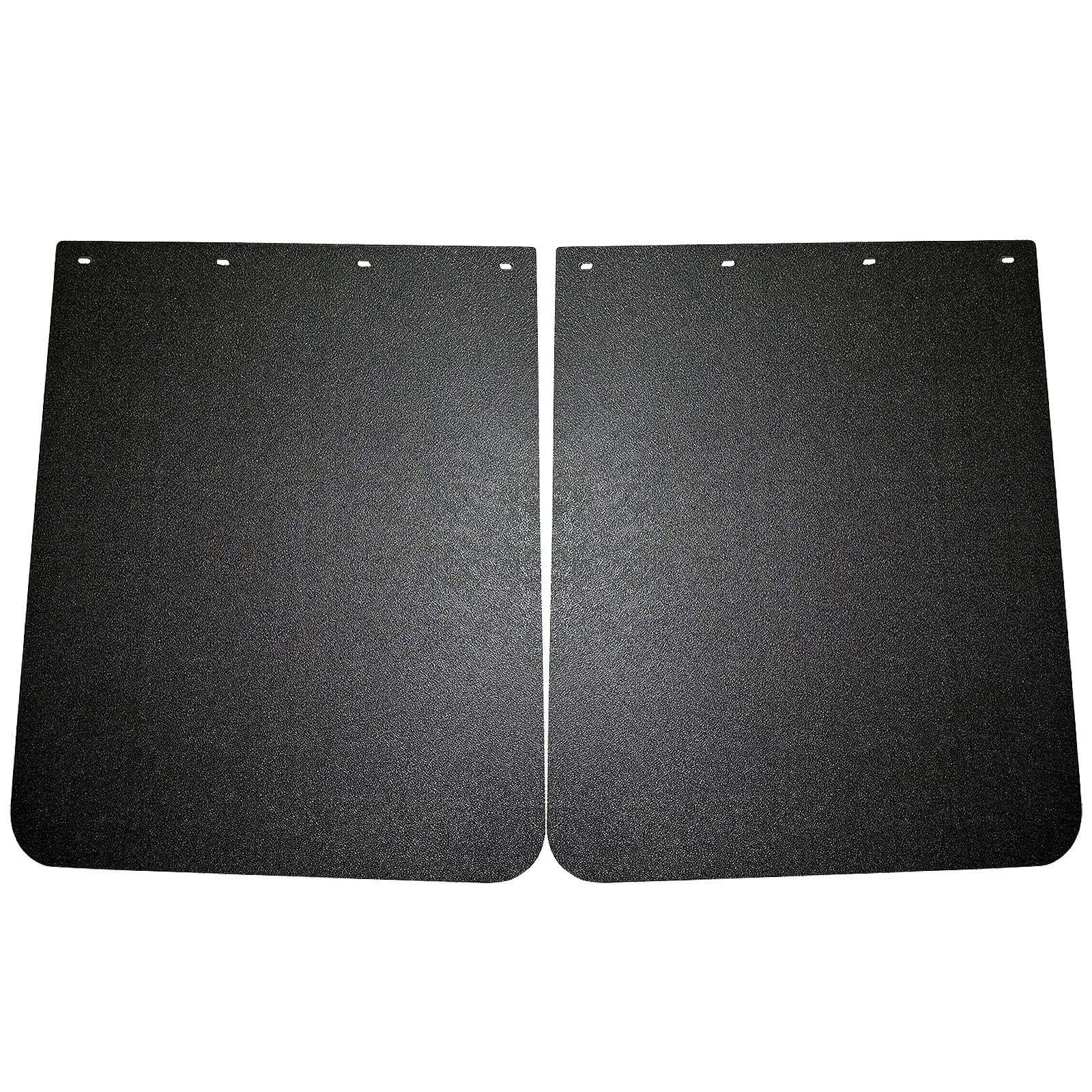 BST BSSP Pair for Semi Truck Black Polymer Mudflaps 24"x 30"Heavy-Duty Mudguards Splash Flaps ...
