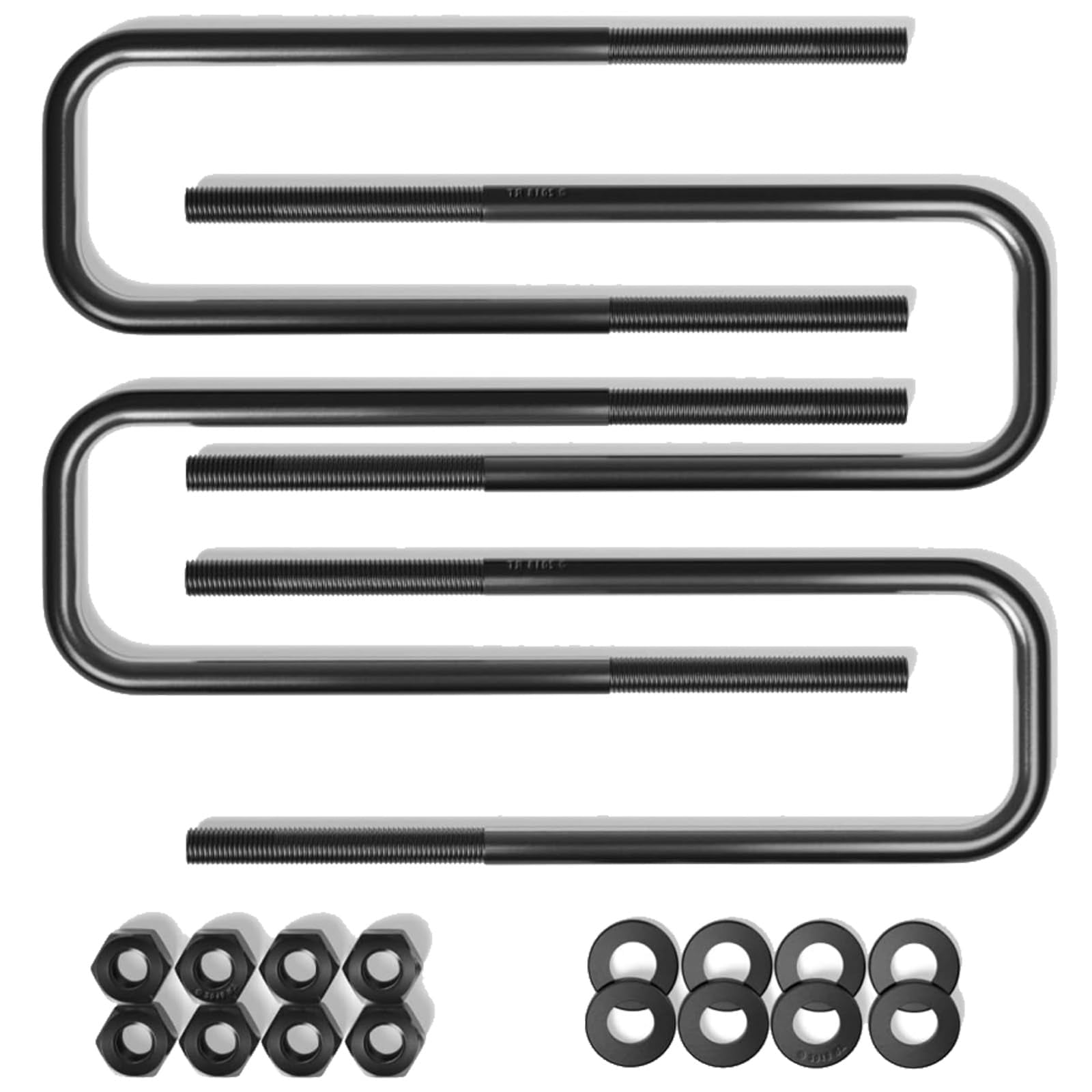 BST BSSP Square U-Bolts for 3" Wide Leaf Spring 8.75" Long 9/16" Dia ...