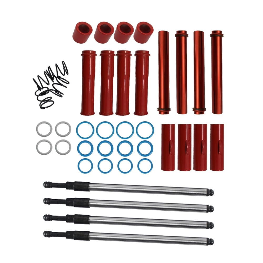 BST BSSP Twin Cam Adjustable Pushrods & Push Rod Cover Kit For 1999 ...