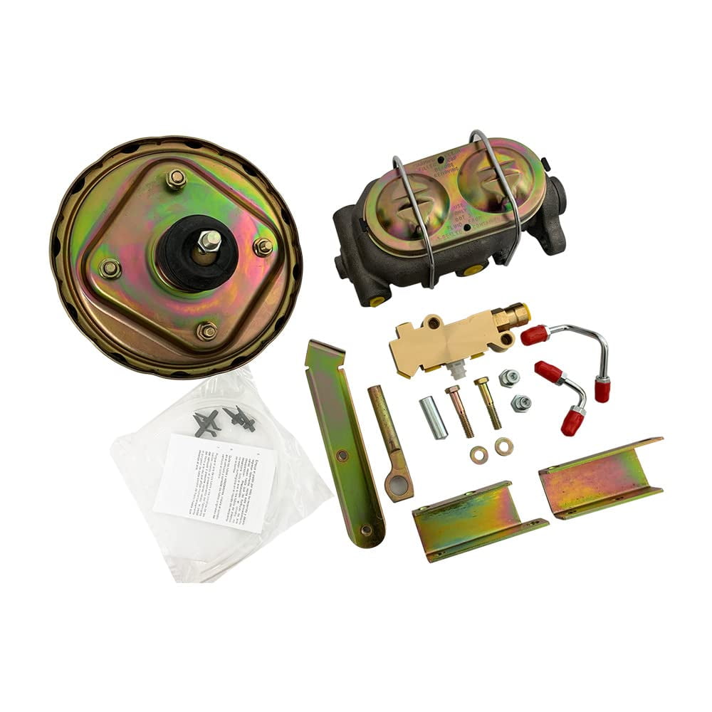 BST BSSP Universal 8" Single Zinc Power Brake Booster W/ 1" Bore Bail ...