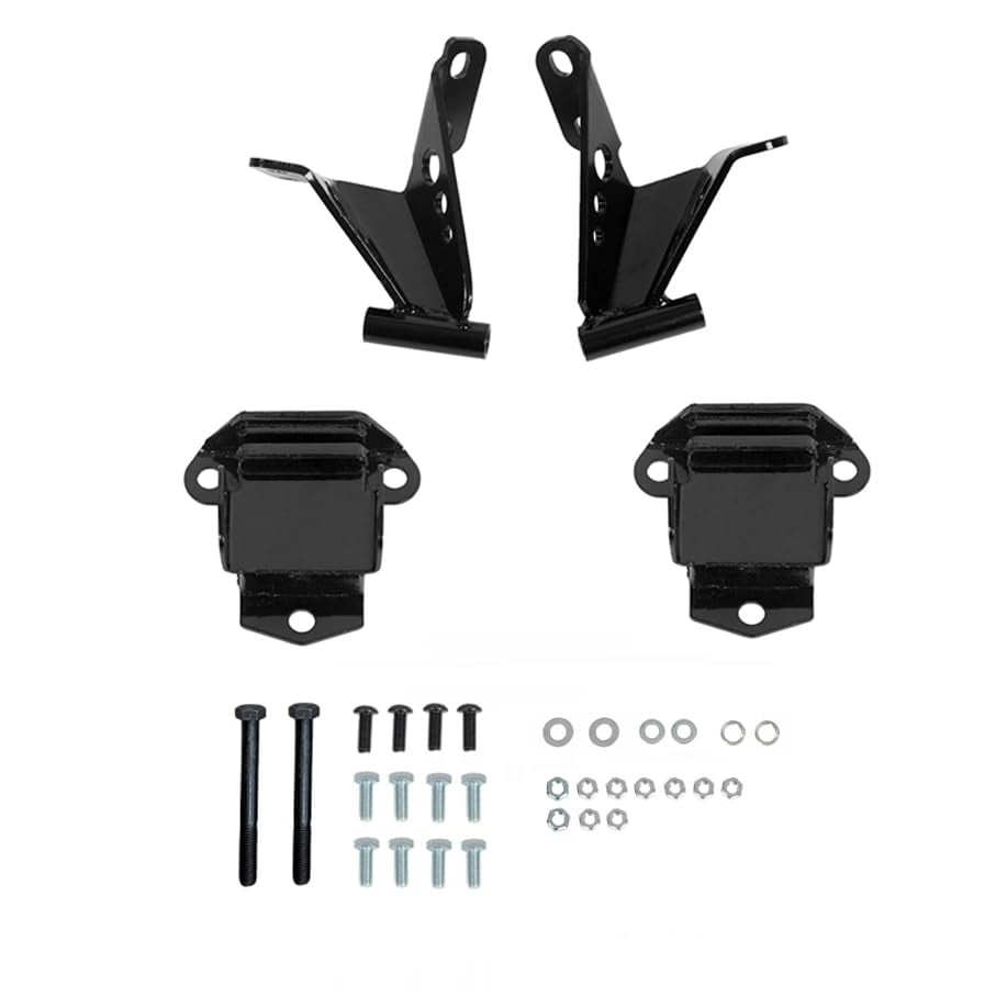 BST BSSP V8 Engine Bracket Kit Motor Mounts Bracket with Rubber Mounts ...