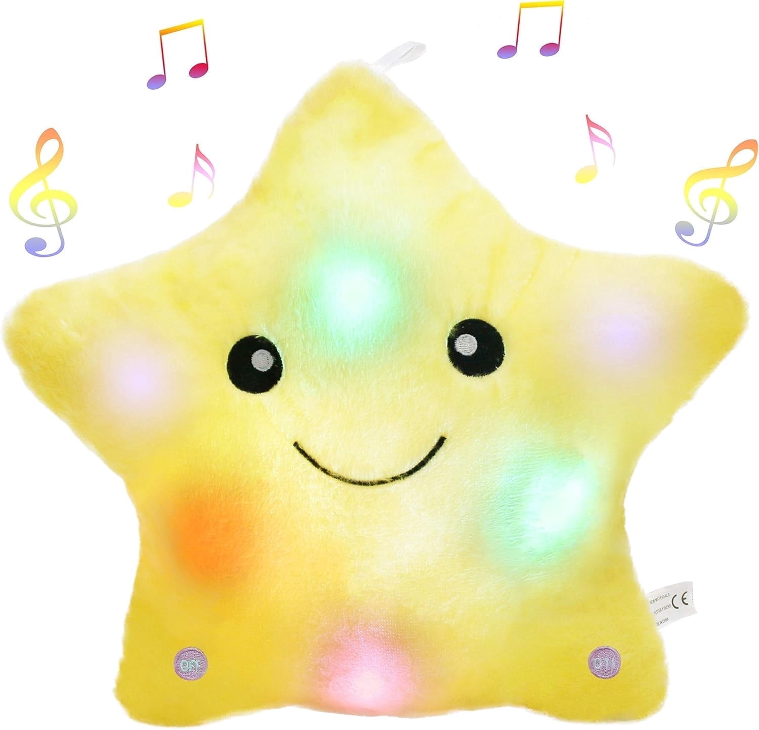 BSTAOFY 13‘’ LED Musical Twinkle Star Light up Lullaby Glow Stuffed ...