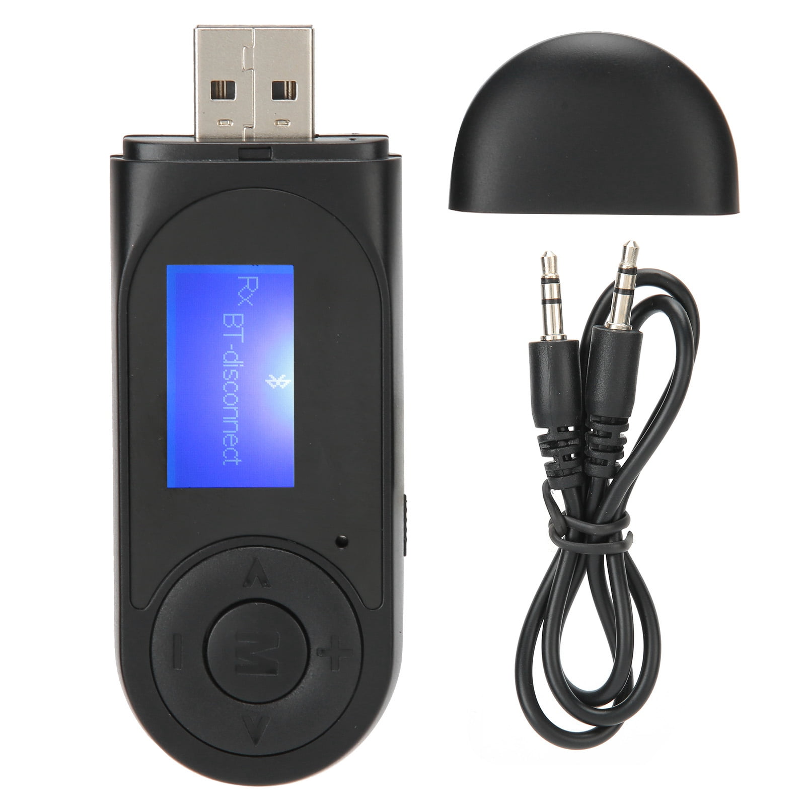 BT 2‑in‑1 Audio Adapter with Display Screen Bluetooth Transmitter for ...