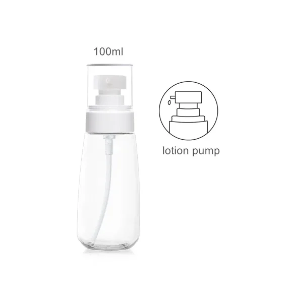 BT 30ml 60ml 100ml UPG Fine Mist Spray Bottle Plastic Bottl Lotion Pump Travel Perfume Water ...