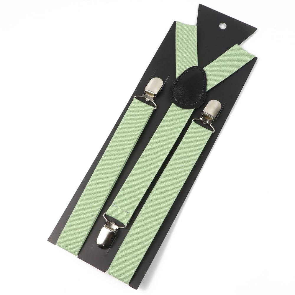 BT 3PCS New Candy Color Adjustable Suspenders Elastic Leather Y-Back ...