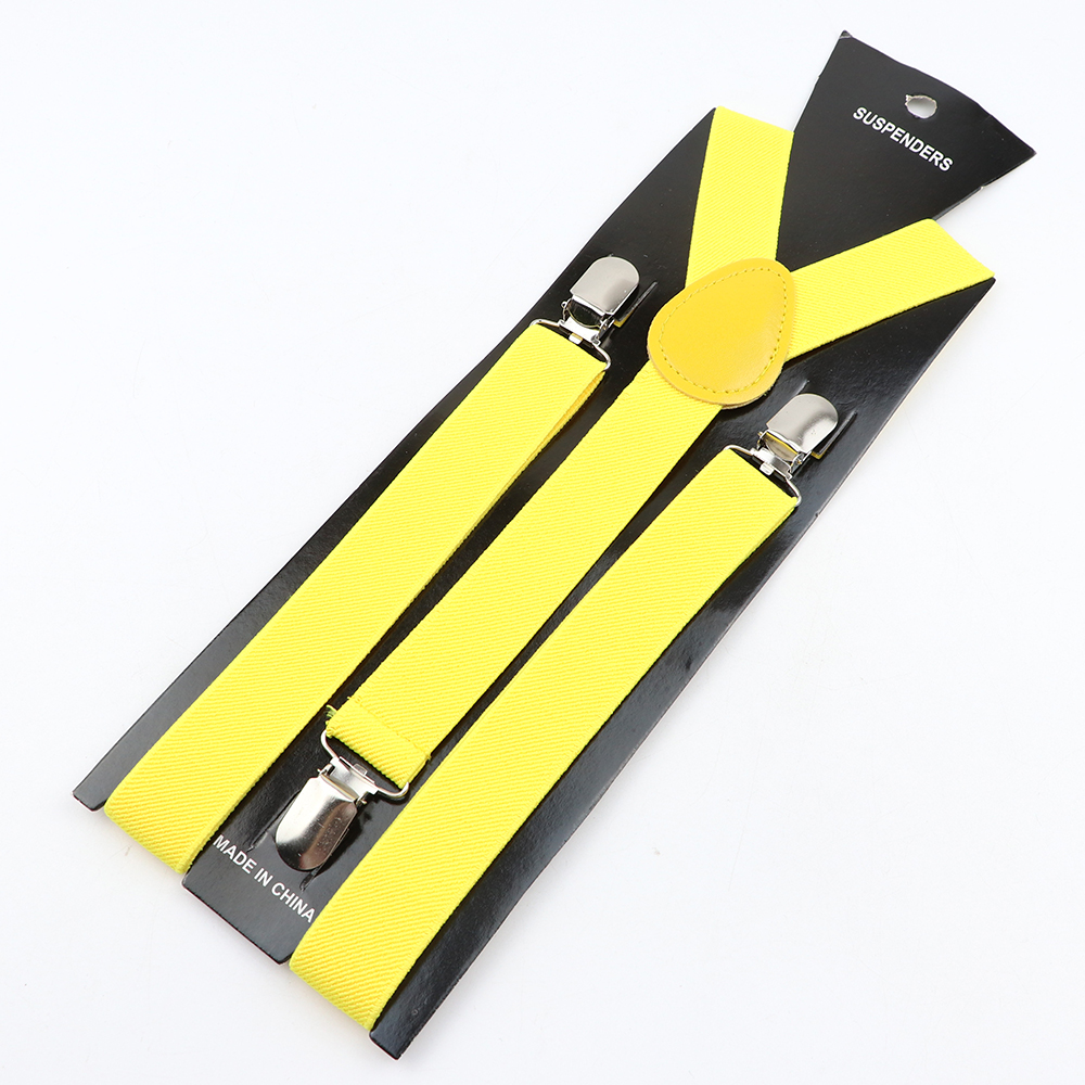 BT 3PCS New Candy Color Adjustable Suspenders Elastic Leather Y-Back ...