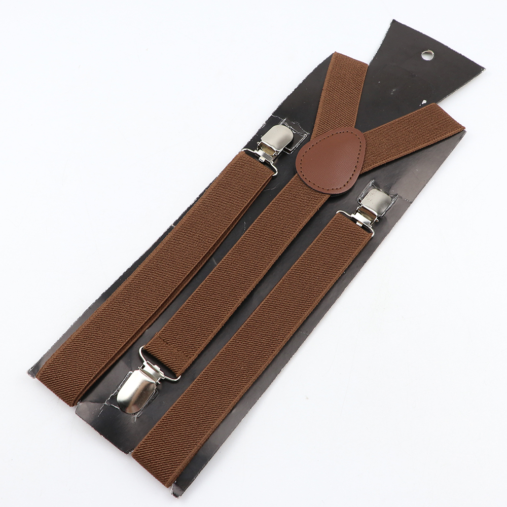 BT 3PCS New Candy Color Adjustable Suspenders Elastic Leather Y-Back ...