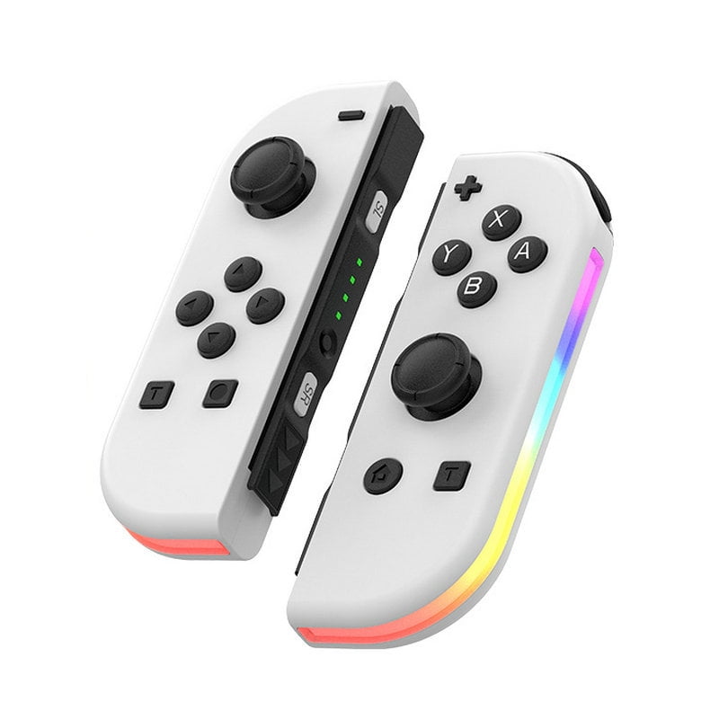 BT 5.2 RGB LED Switch L/R JoyCon Gamepad for Nintendo Switch/Lite/Oled ...
