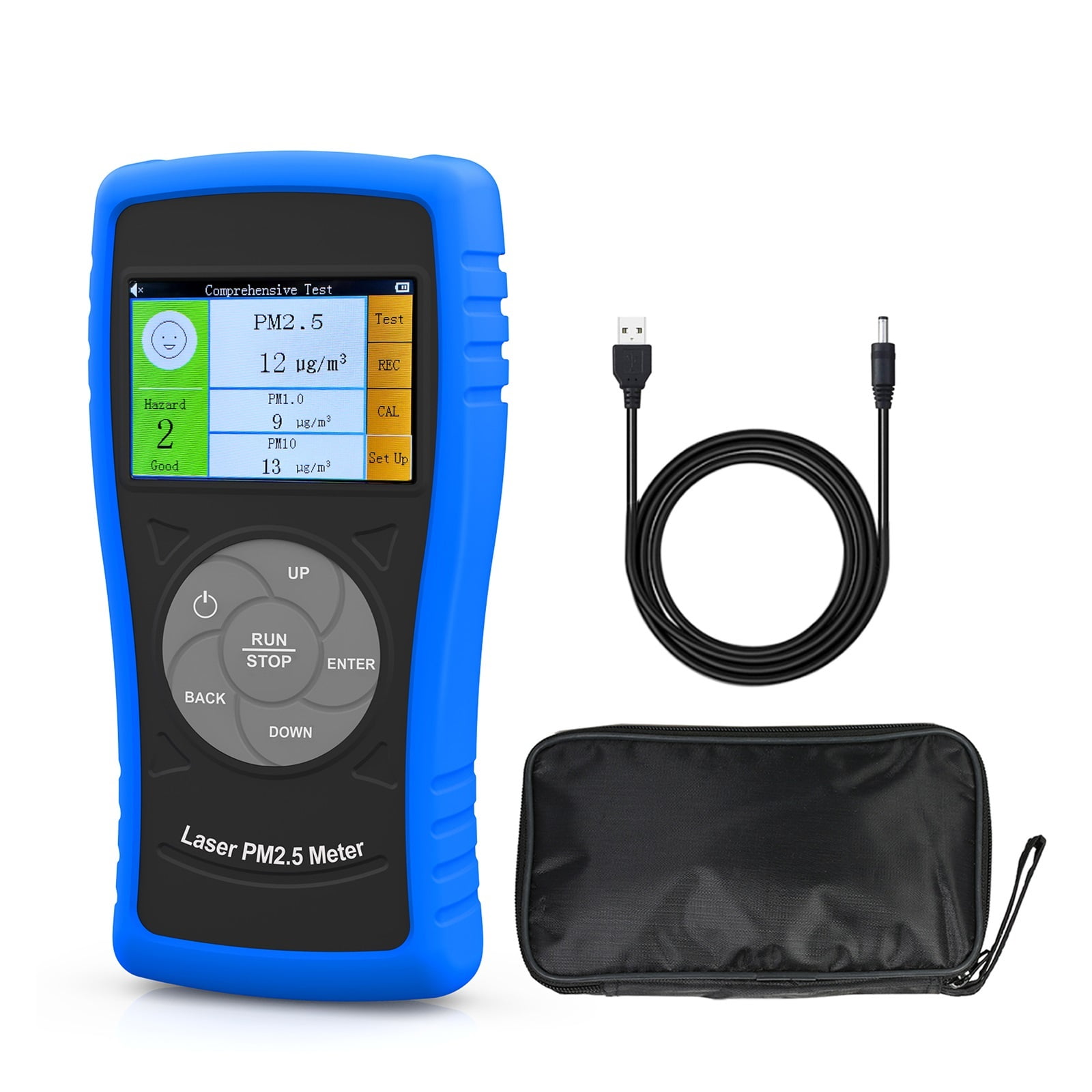 BT-5800M Digital PM2.5 PM10 Air Particulate Detector Accuracy +/- 20 ...