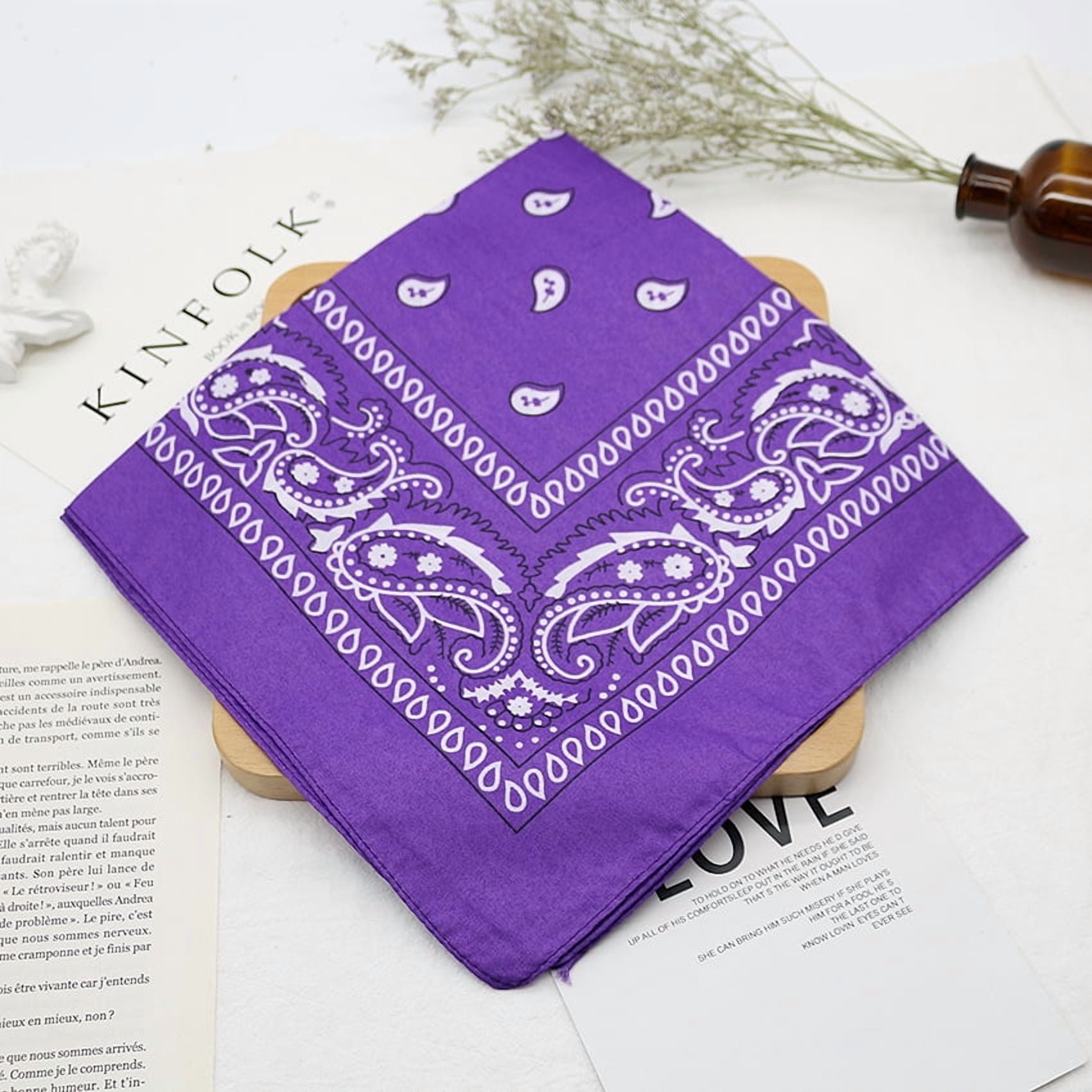 BT Bandana Kerchief Unisex Hip Hop Black Hair Band Neck Scarf Sports ...