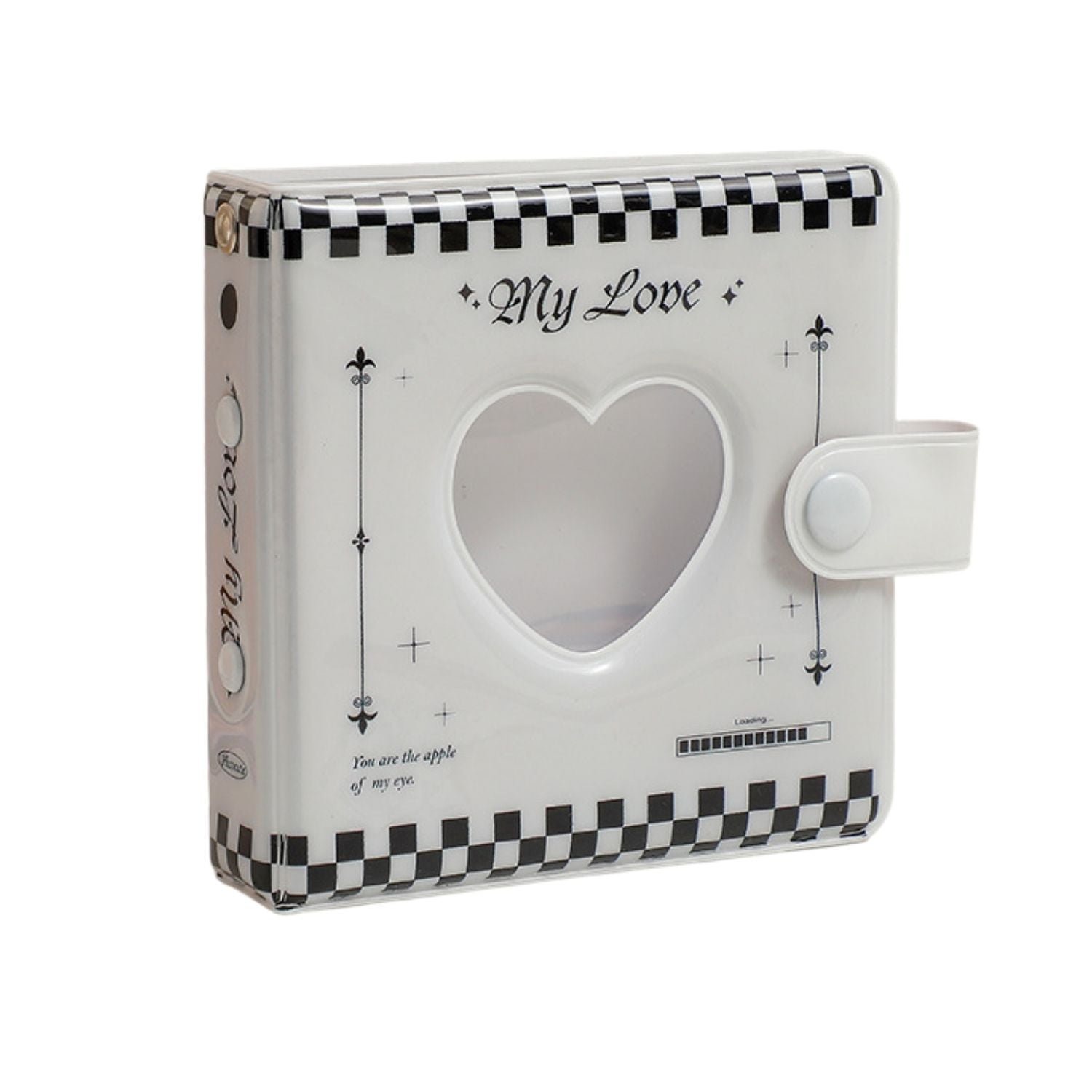 40/80 Pockets Mini Photo Album for Film, Heart Hollow Card Binder Photo ...